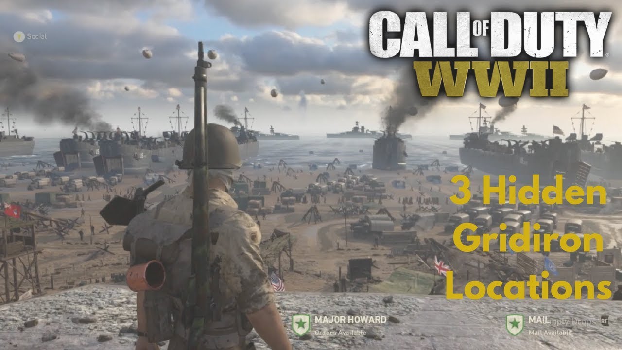 Call of Duty WWII: All the Hidden Gridiron Ball Locations in ...