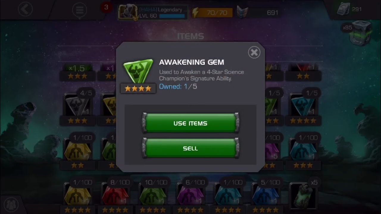 4 Star Science Awakening Gem! Who did we Awaken!? Marvel Contest of ...