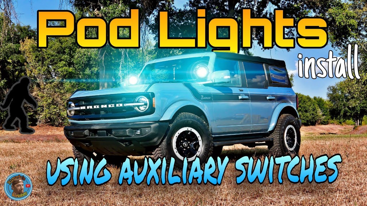 Bronco LED Pod Lights install - YouTube