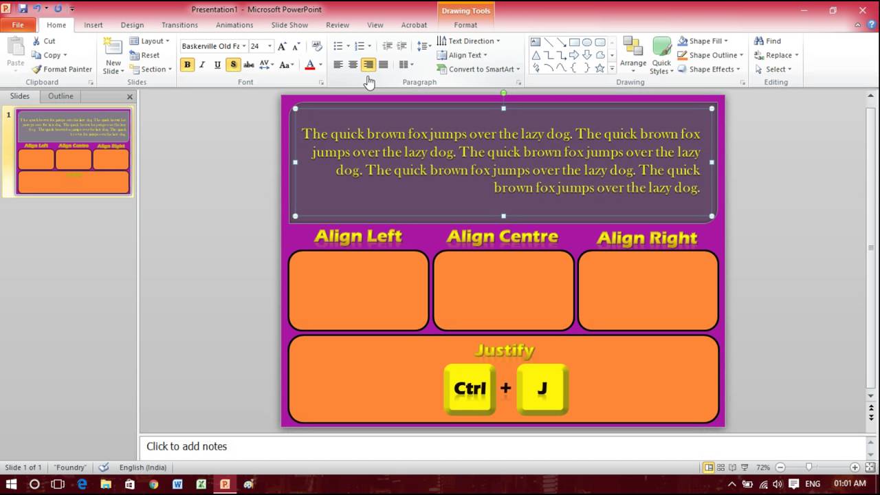 Shortcuts For Text Alignment In PowerPoint YouTube Shortcuts For Text Alignment In PowerPoint YouTube
