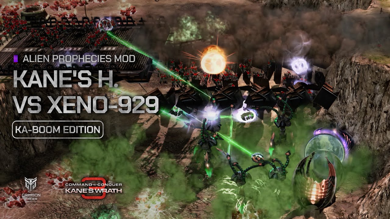 I sent waves of Fanatics to beat Brutal AI! - Kane's Wrath [Alien ...