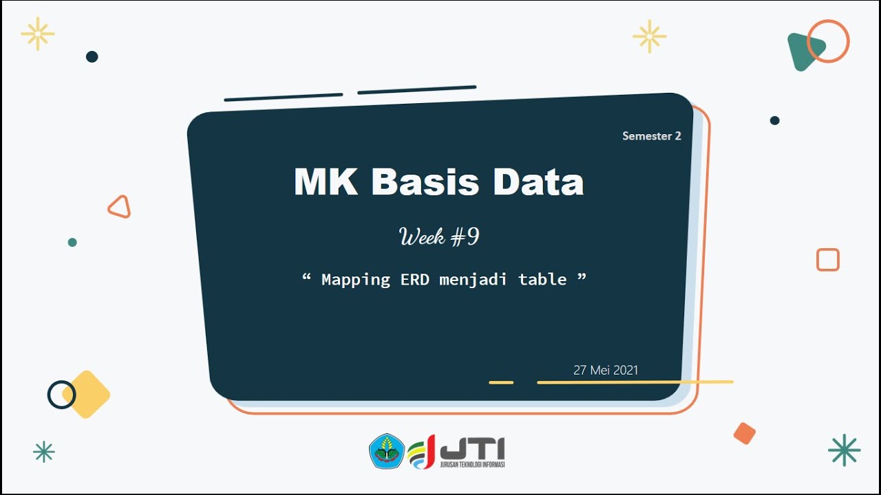 MK Basis Data Week #9 - YouTube