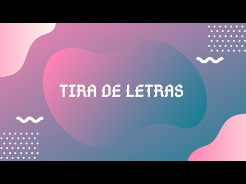 Cómo hacer una tira de letras 😯 - YouTube