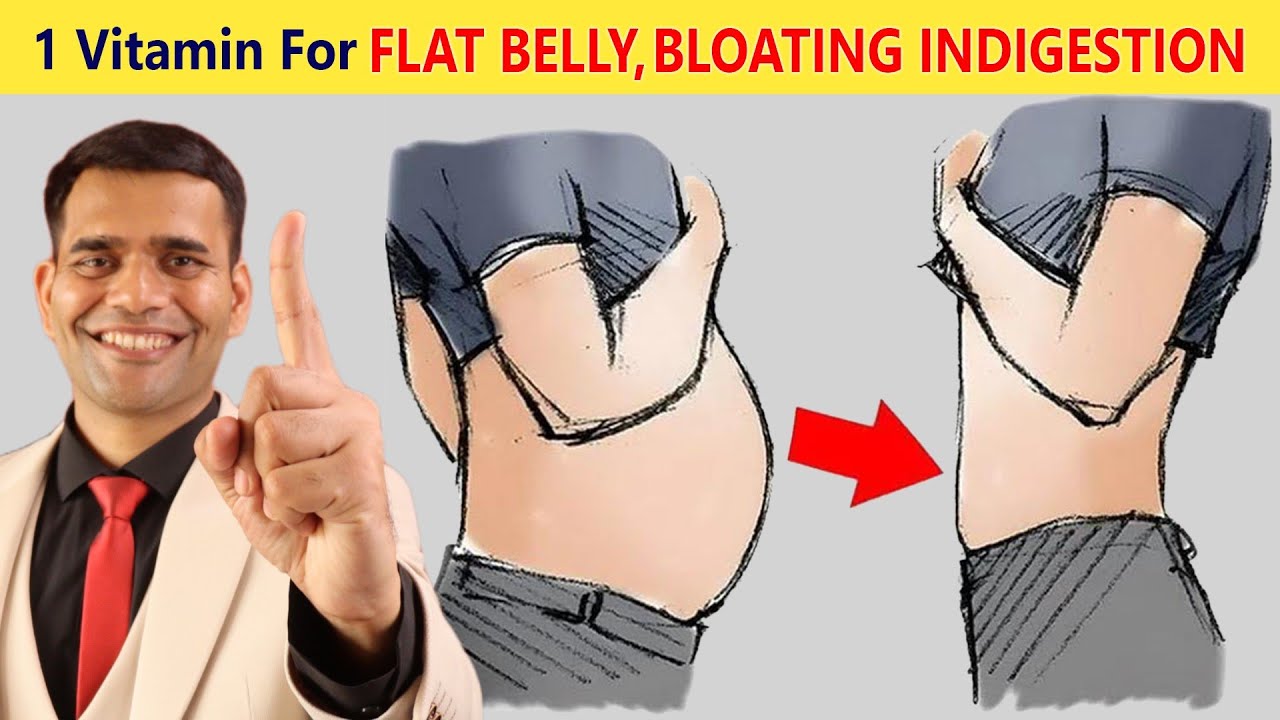 Just 1 Vitamin For Flat Belly, Bloating ,Indigestion - Dr. Vivek Joshi ...