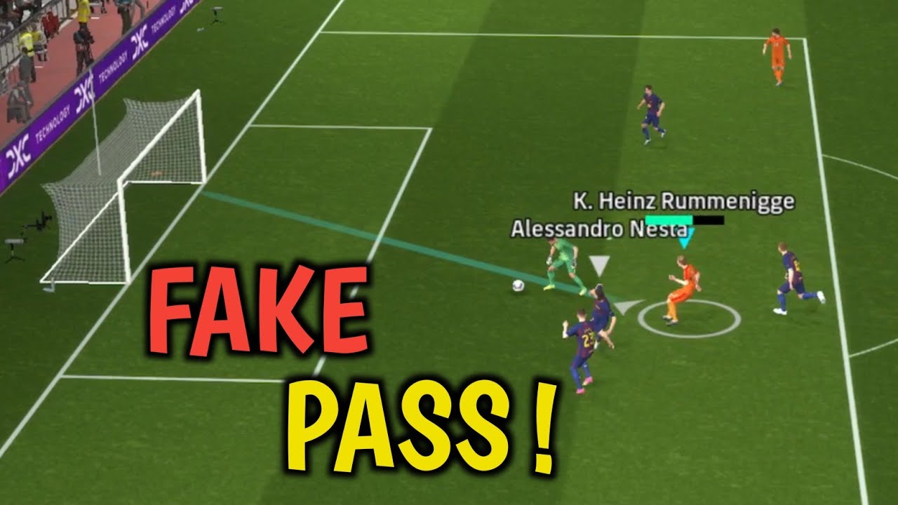 how to do FAKE PASS in efootball 2026 - YouTube