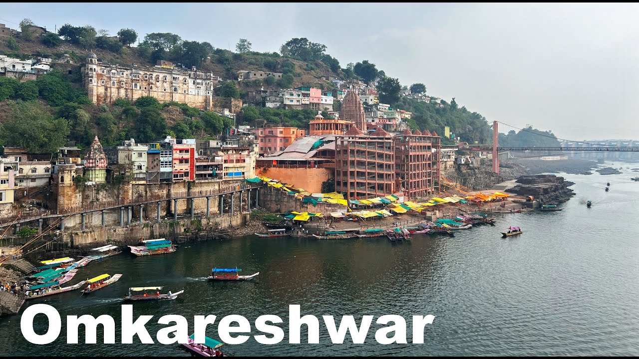Omkareshwar Jyotirlinga | Omkareshwar Temples and Ghat | Statue Of ...