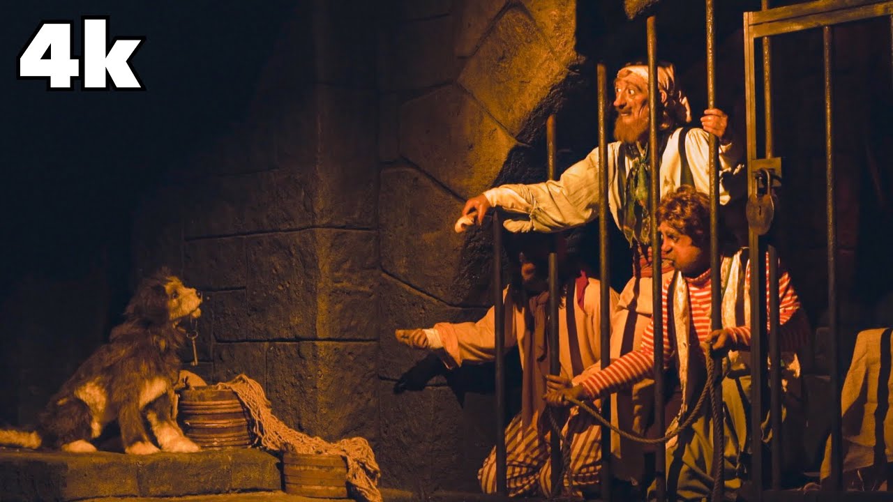 [4k] Pirates of the Caribbean Dark Ride at Disney's Magic Kingdom - YouTube