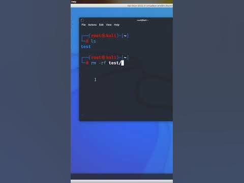 How to delete a folder in Linux - YouTube