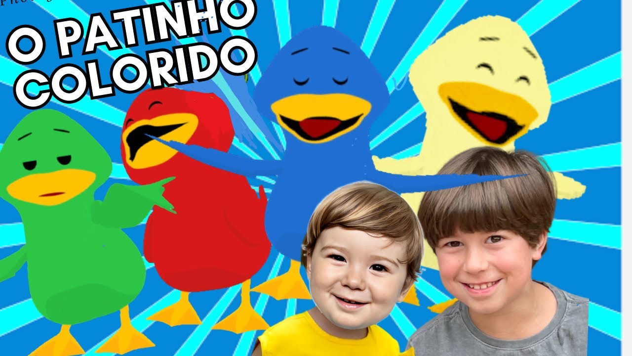 O Patinho Colorido resolveu mudar de cor - Bento e Totó - Música ...