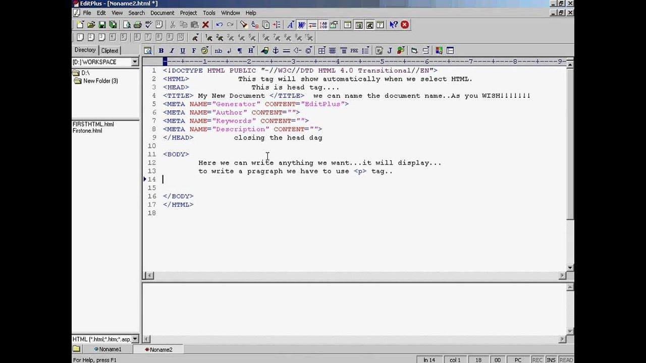 Html Programming - YouTube