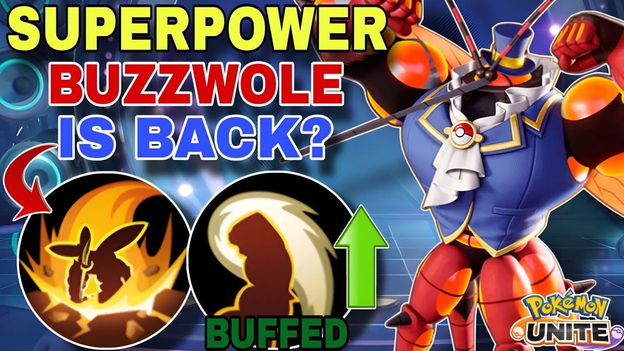 Is SUPERPOWER BUZZWOLE Back with the Recent Buffs?! | Pokemon Unite ...