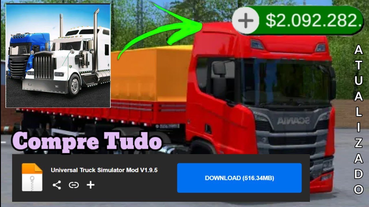 Universal Truck Simulator Mod Dinheiro Infinito ! Atualizado V 1.9.5 ...