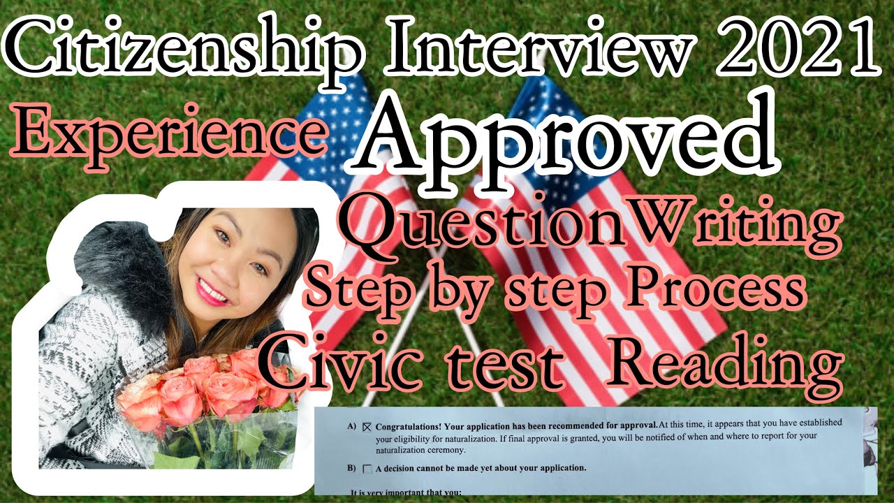 Citizenship Interview 2021 | Naturalization Approved | Step by step ...