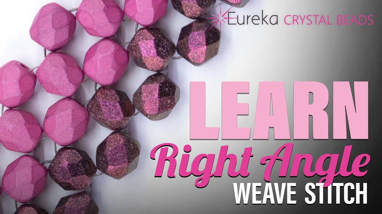Learn the Right Angle Weave (RAW) Beading Stitch | Beginner-friendly ...