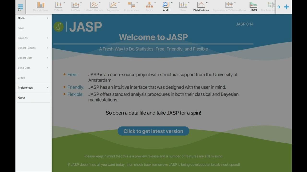 BINARY LOGISTIC REGRESSION USING JASP SOFTWARE - YouTube