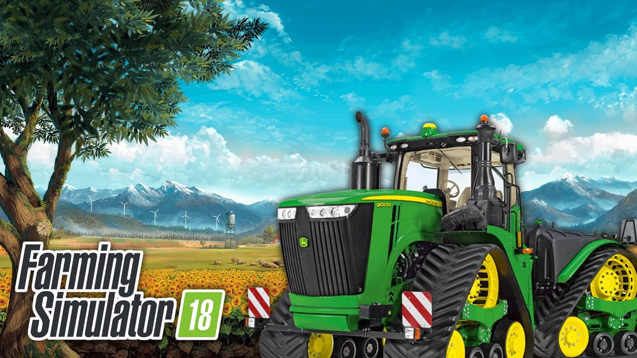 FS18, Farming Simulator 18 Best Way to Harvest your Farm | Timelapse # ...