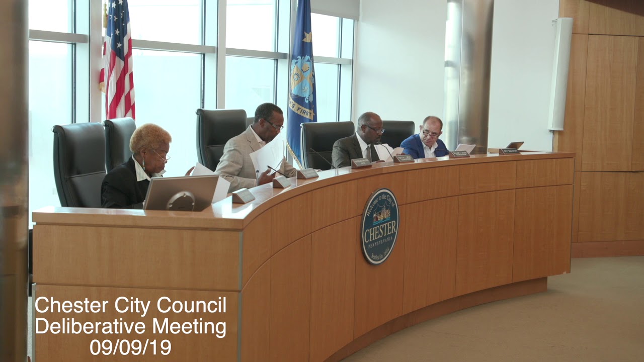 Chester City Council Deliberative Meeting 090919 - YouTube