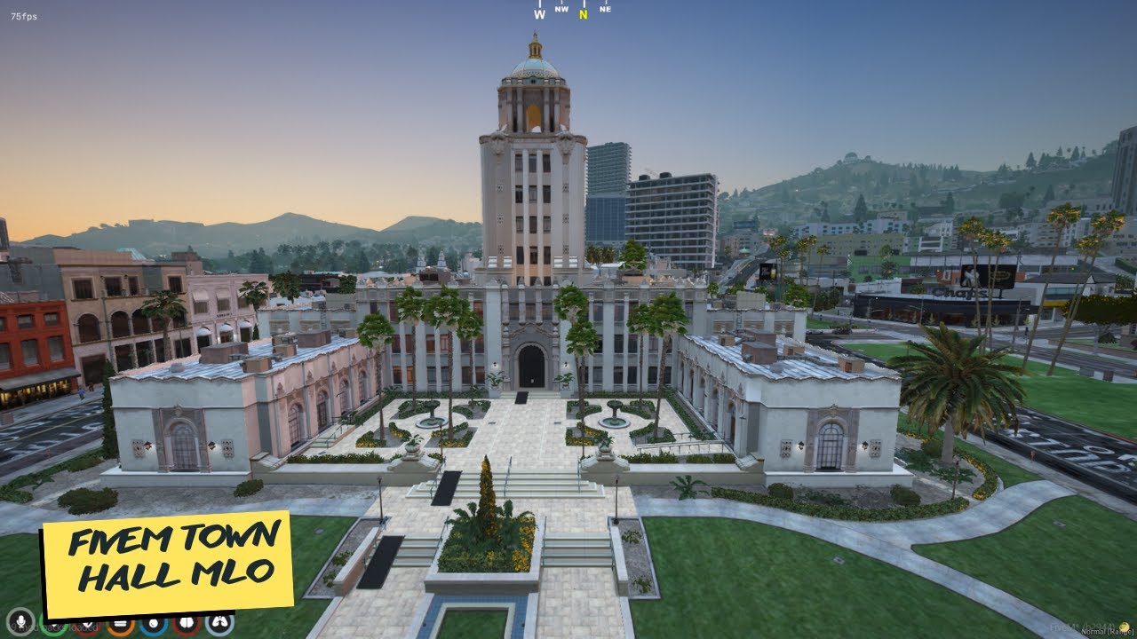 Fivem town hall | Fivem Mods | Interior & map for Roleplay | FiveM mlo ...