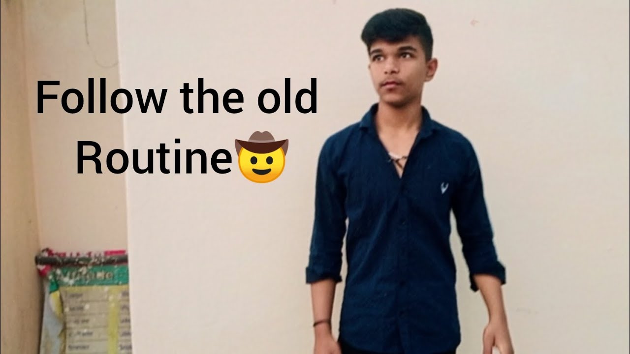 So now let's do the old routine🤠 - YouTube