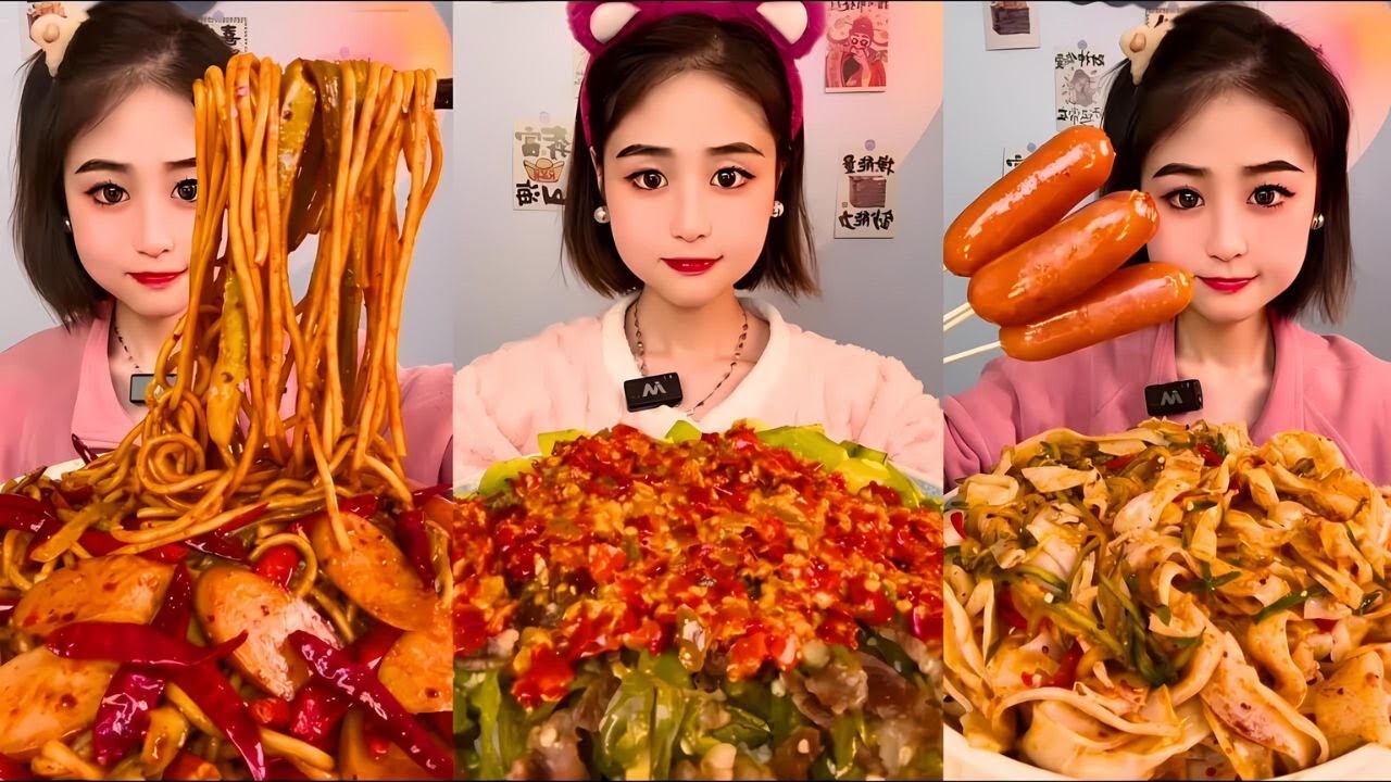 MUKBANG? BIG BITE ASMR Chinese Food Challenge! - YouTube
