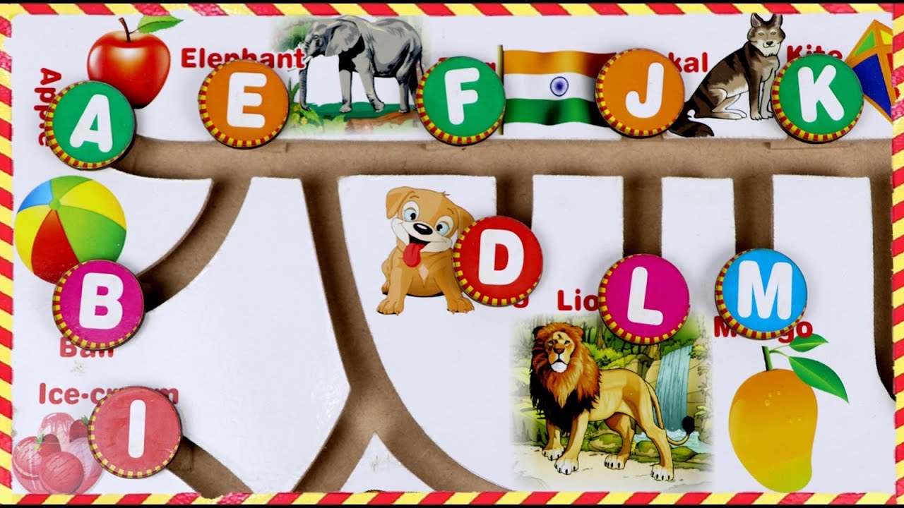 Let's learn Alphabets with Puzzle for Toddlers | Educational videos ...