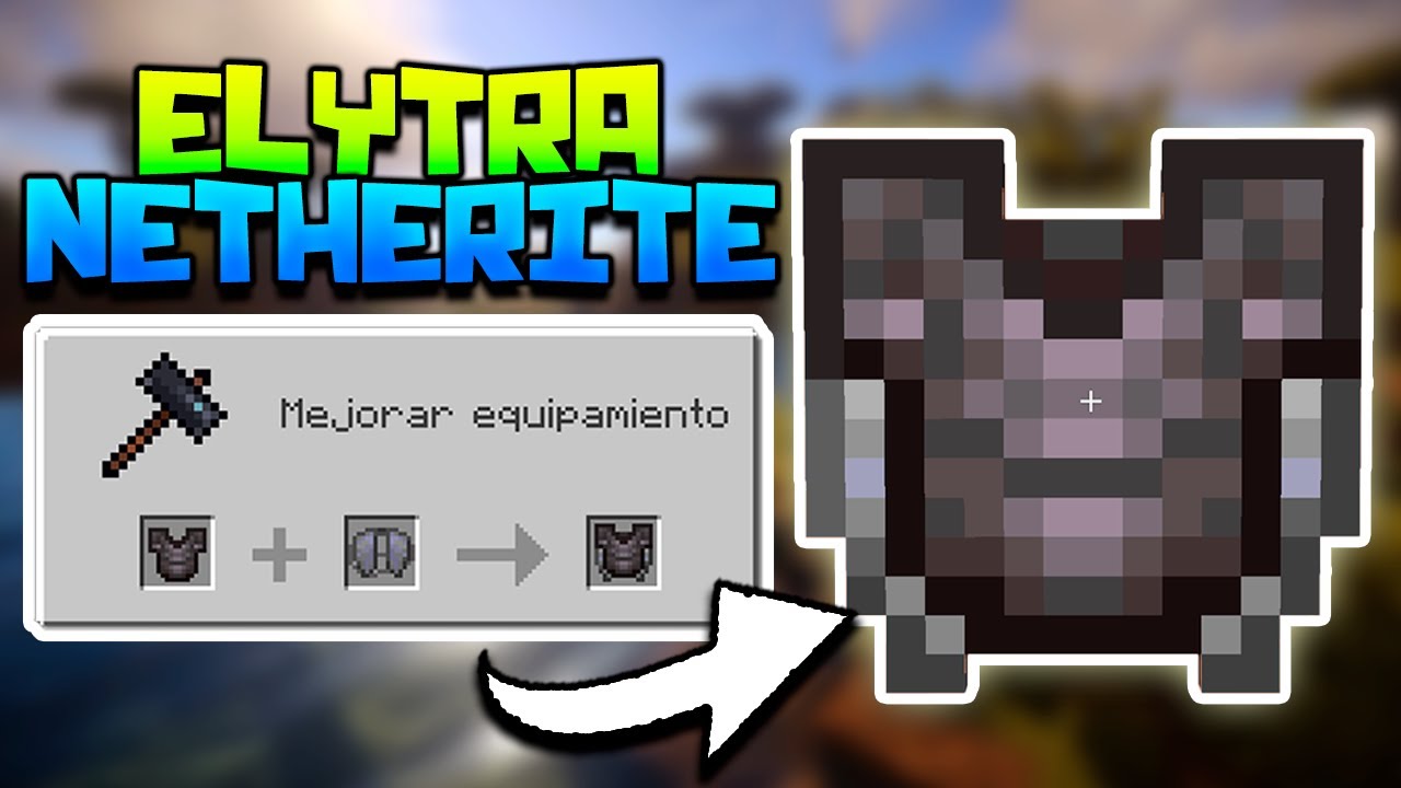 COMO HACER LAS ELYTRAS de NETHERITE en MINECRAFT 1.16 | Datapack - YouTube