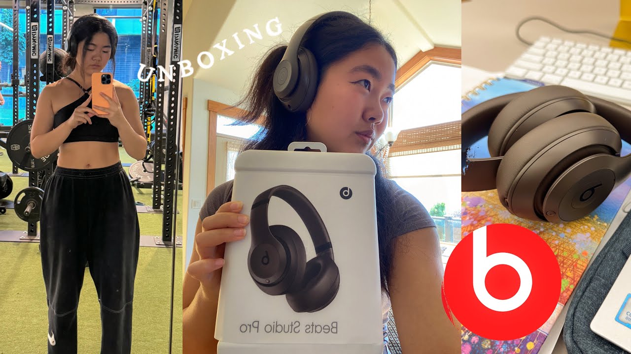 Beats Studio Pro Unboxing | my new gym headphones 🎧 - YouTube