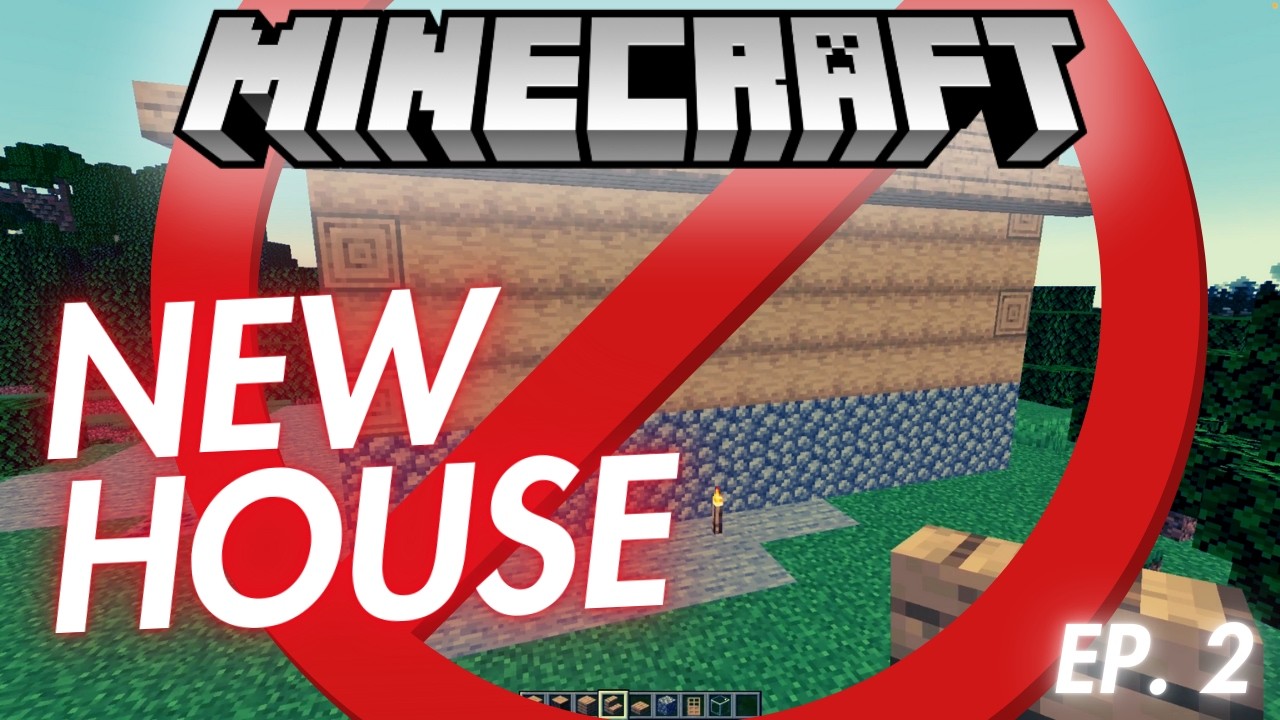 I spent HOURS building a TERRIBLE HOUSE... (Minecraft Let's Play ...