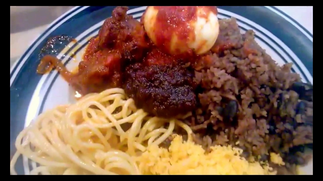 How to make Waakye Recipe: with bicarbonate soda (Rice & Beans)!!! Step ...