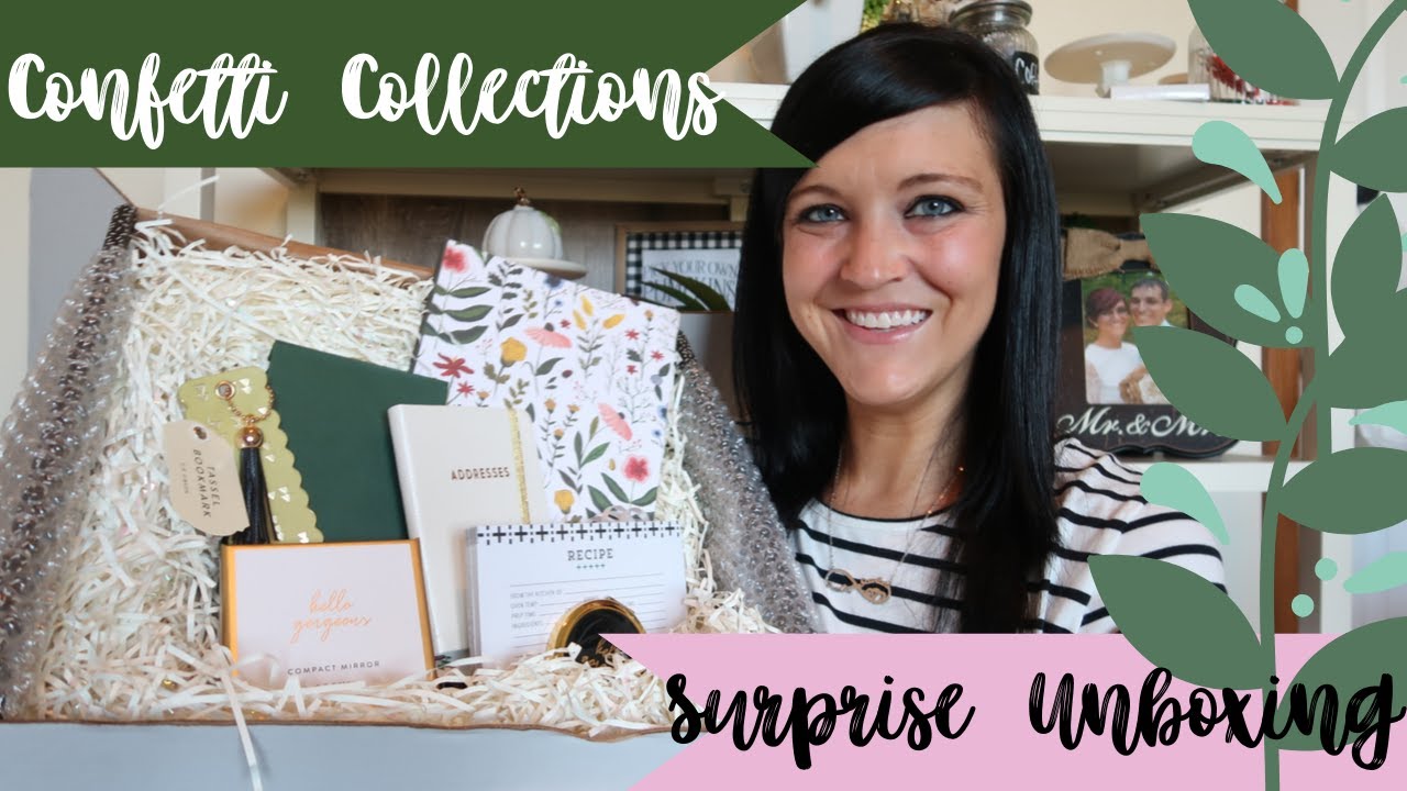 CONFETTI COLLECTION OCTOBER/NOVEMBER UNBOXING - YouTube