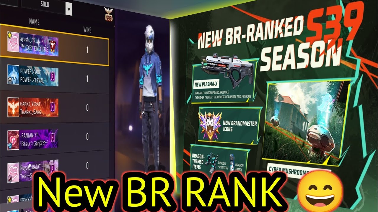 ff br rank season 39 rewards 🙂🙂 | new season free rewards best | Garena ...