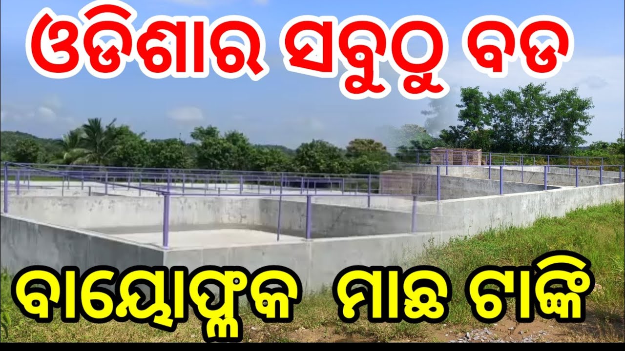 ଓଡିଶାର ସବୁଠୁ ବଡ ବାୟୋଫ୍ଲକ ସିମେଣ୍ଟ ଟାଙ୍କି ପ୍ରଜେକ୍ଟ | New Biggest Biofloc ...