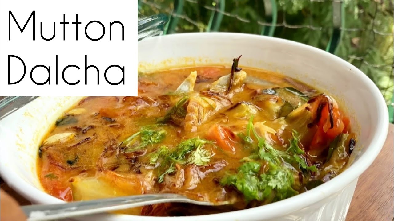Mutton Dalcha // Mutton Dalcha recipe for Biryani & Ghee rice - YouTube