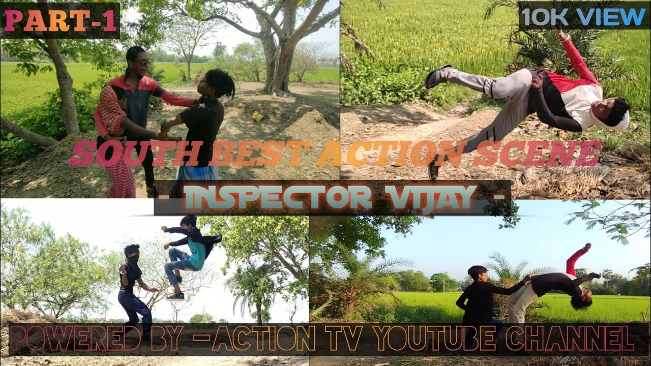 Srinivas bast action scene / Inspector vijay / South action scene / New ...
