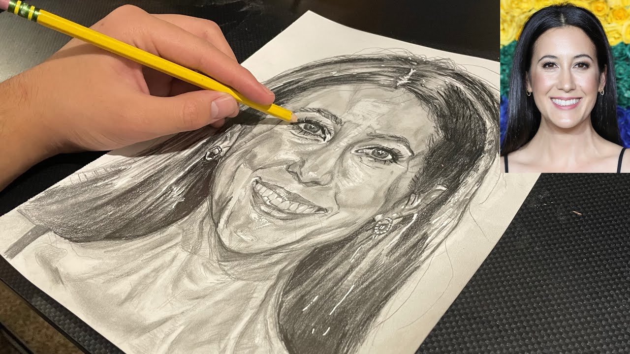 Drawing Vanessa Carlton (Timelapse ver.) - YouTube