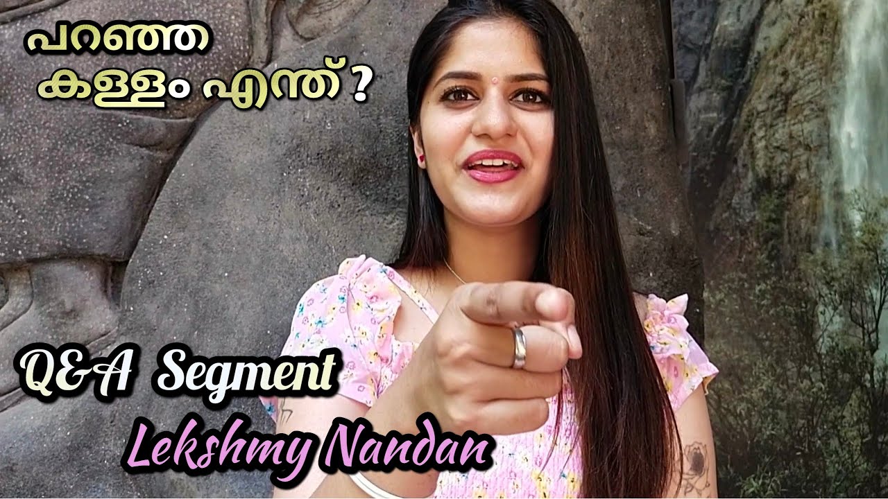 Lakshmi Nandan in Q&A Segment - YouTube