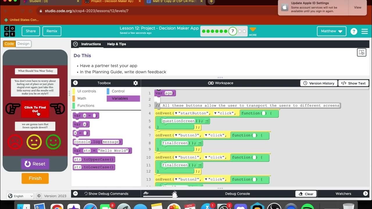 Coding Screen Recording - YouTube