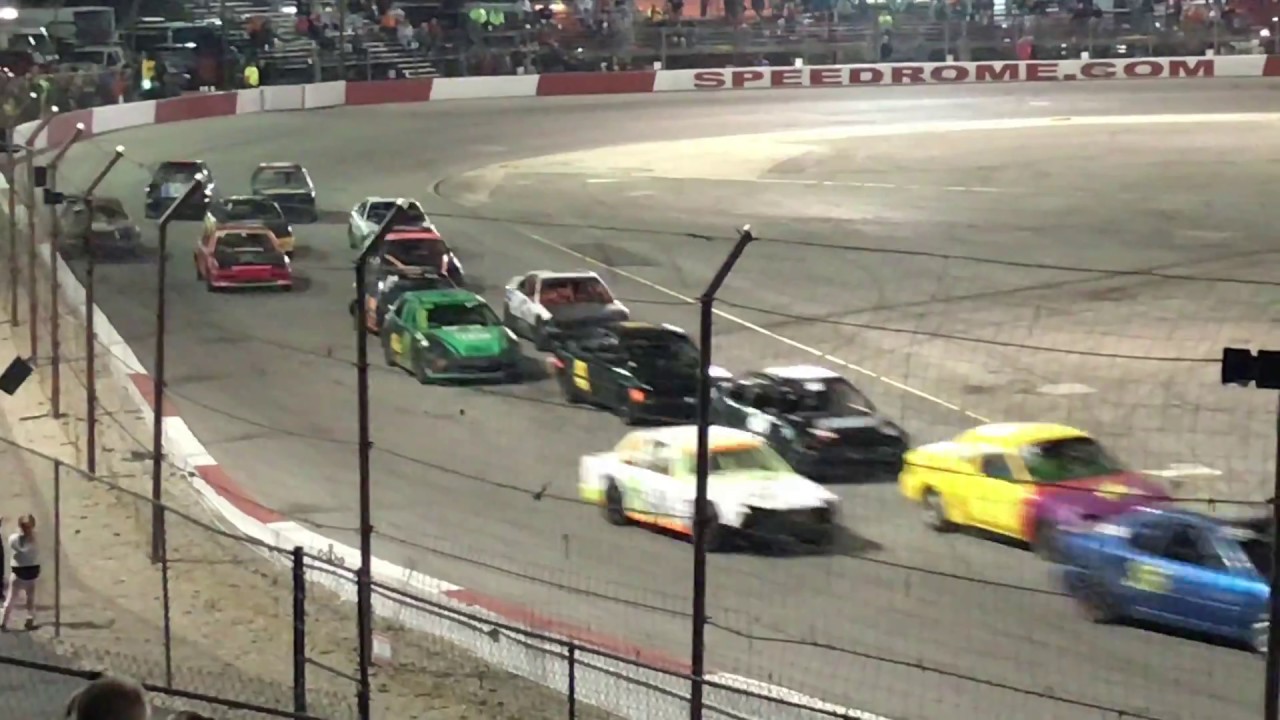 Indianapolis Speedrome racing - YouTube