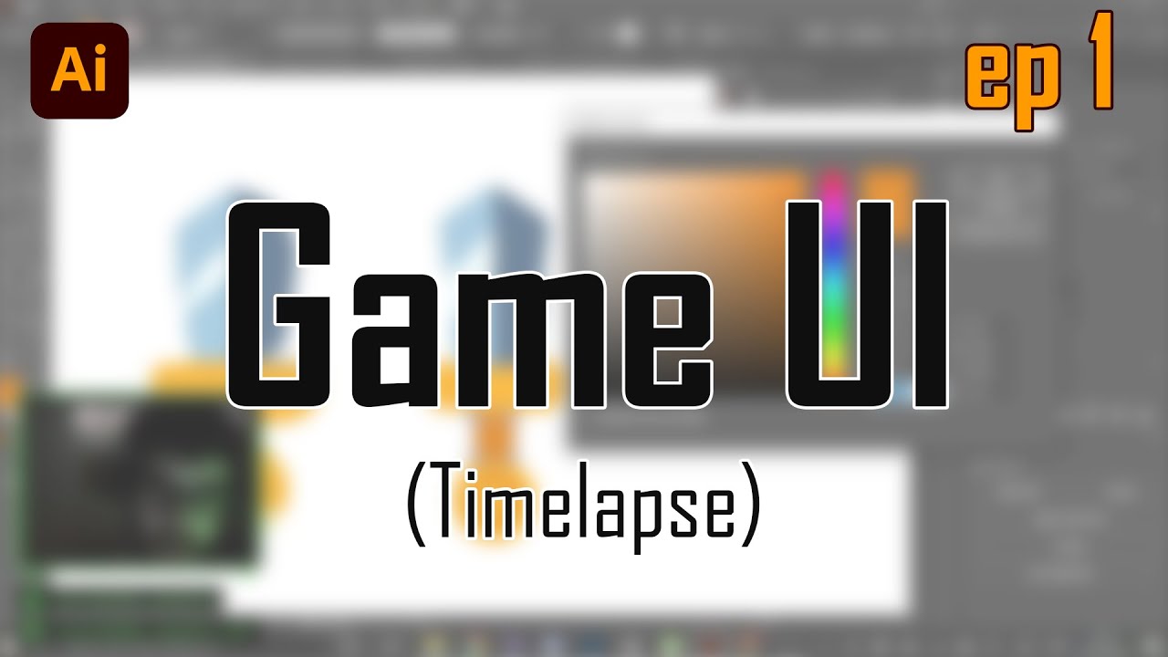 Game UI timelapse - YouTube