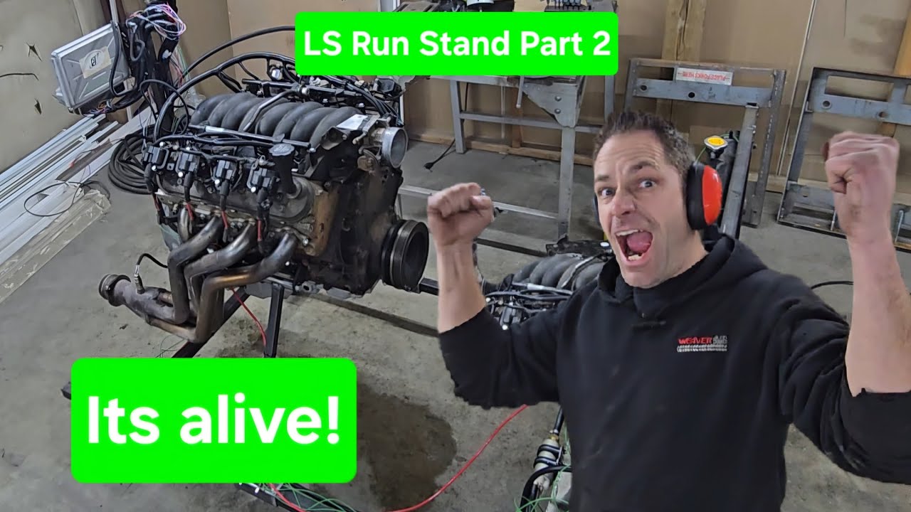 LS Run Stand DIY Part 2. Making it run! Fuel system and wiring! - YouTube