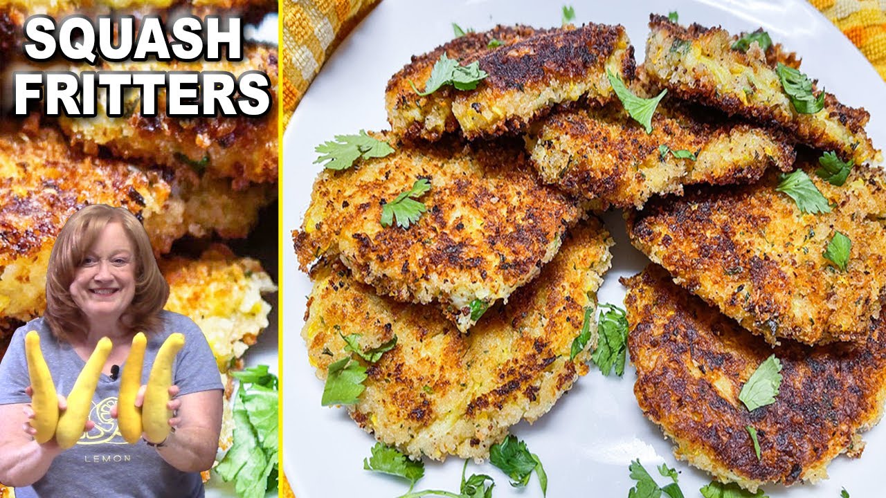 Yellow Squash Fritters (Croquettes) Perfect Summer Side - YouTube