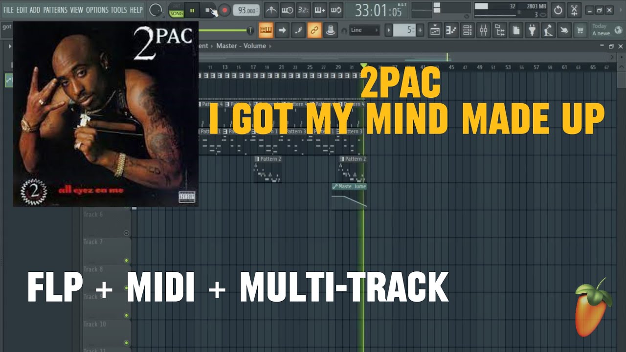 2Pac - Got My Mind Made Up FL Studio Remake) FLP + DRUM KIT + Multi ...