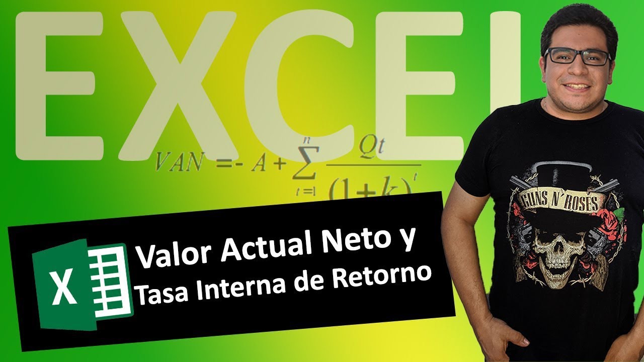 Valor Actual Neto Y Tasa Interna De Retorno En Microsoft Excel YouTube valor-actual-neto-y-tasa-interna-de-retorno-en-microsoft-excel-youtube