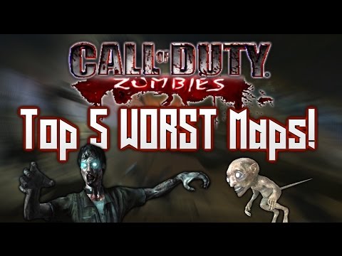COD Zombies: TOP 5 WORST Zombies Maps! (CoD WAW, BO1, BO2, BO3) - YouTube