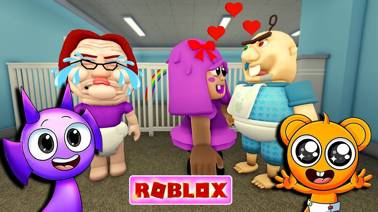 BABY DURPLE SPRUNKI vs LOVE STORY - BABY POLLY 💗 BABY BOBBY #roblox # ...