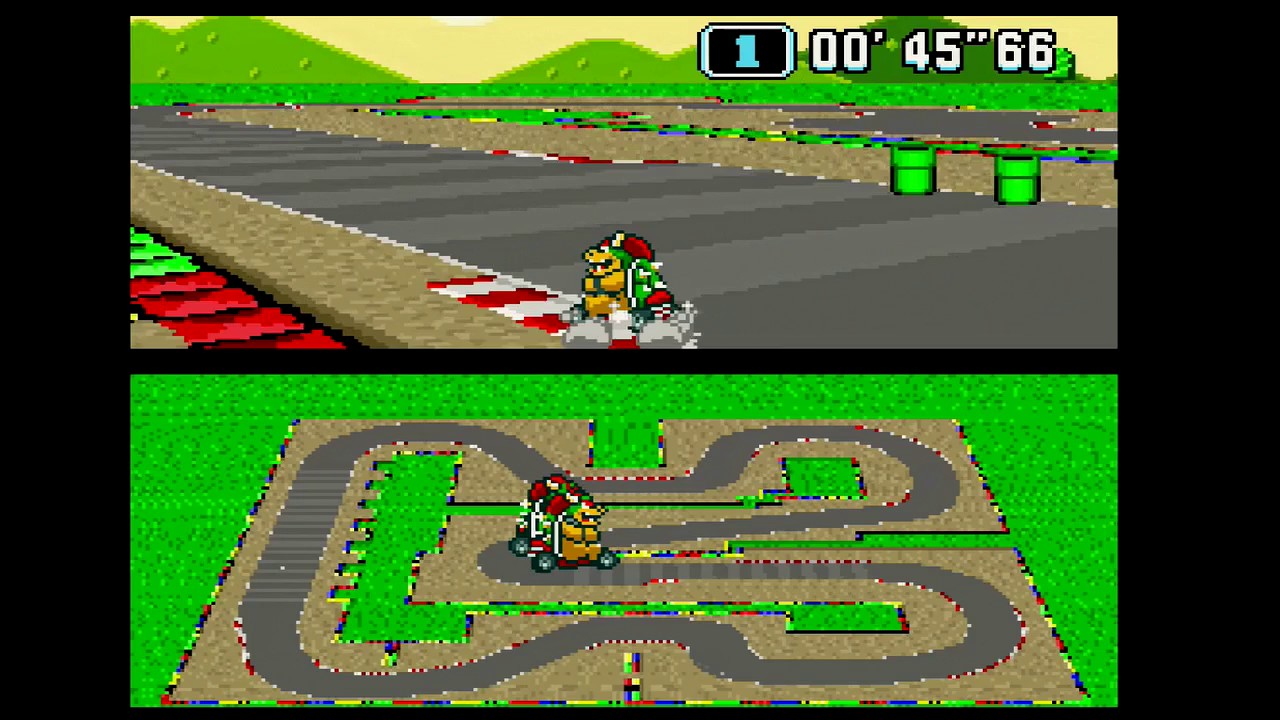 Super Mario Kart - Mario Circuit 3 in 1'31"23 - YouTube