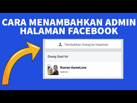 Cara Menambahkan Admin di Halaman Facebook - YouTube