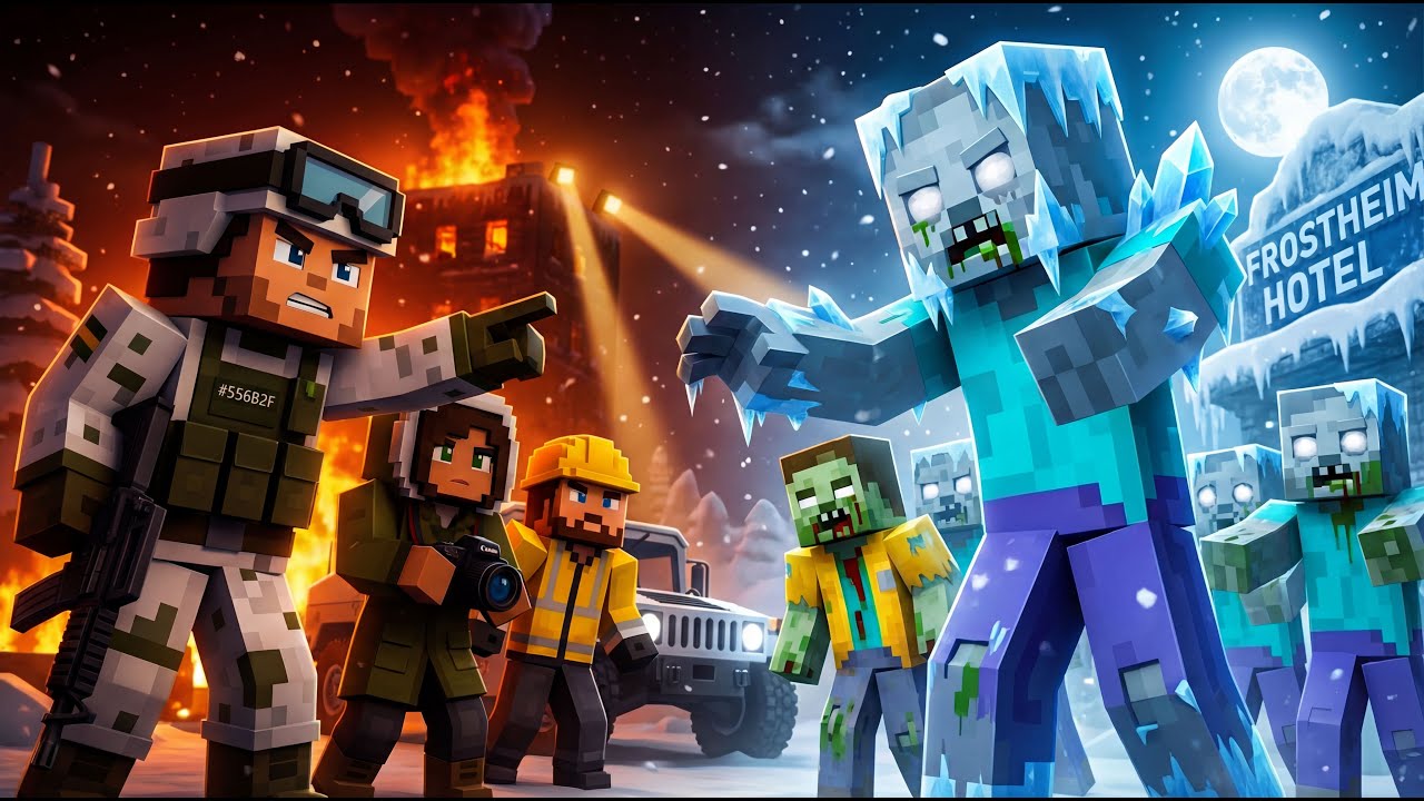 "Zombie Outbreak: The Frozen Terror" - A Minecraft Music Video ...
