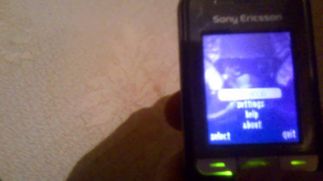 Видеообзор sony ericsson k320i - YouTube