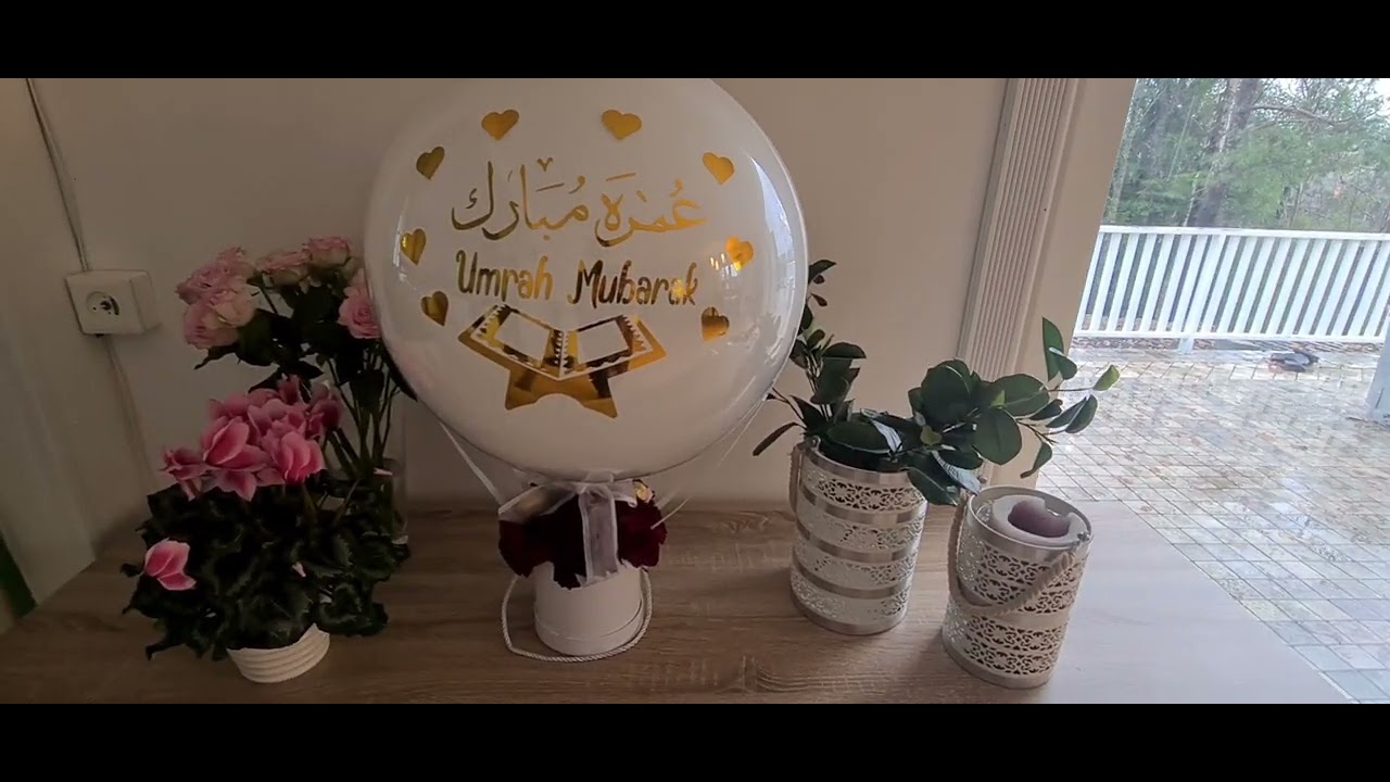 Umra mubarak decoration ideas at home - YouTube